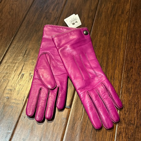 Coach | Accessories | Coach Cashmere Lined Leather Gloves | Poshmark